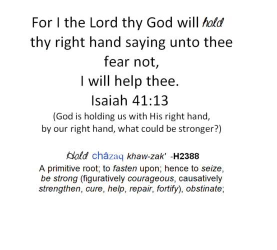 God’s Right Hand – Scripture Study – Where Deep Calls to Deep