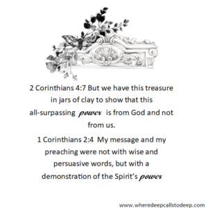 14 Scriptures on God’s Power – Free Printable – Where Deep Calls to Deep